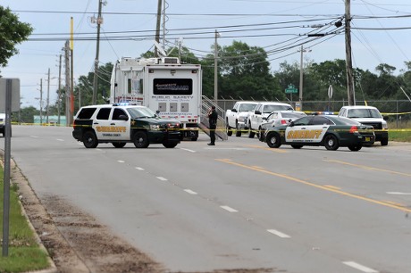 Police Block Road Outside Escambia County Editorial Stock Photo - Stock ...