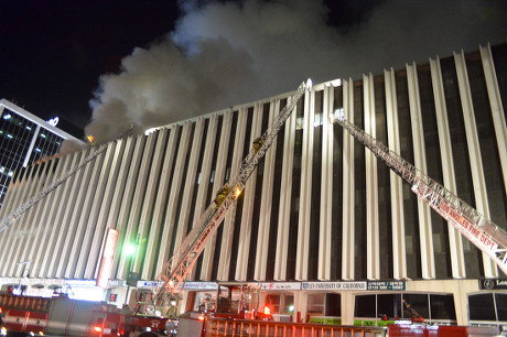 Lafd Arson Investigator Looks Fire Near Editorial Stock Photo - Stock ...