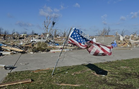 American Flag Flutters Wind Against Clear Editorial Stock Photo - Stock ...