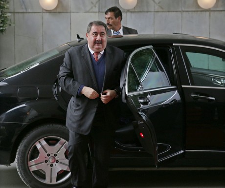 Iraqi Foreign Minister Hoshyar Zebari Arrives Editorial Stock Photo ...