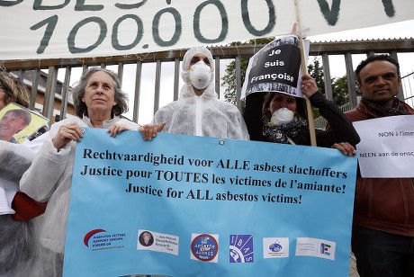 Belgium Protest Asbestos Eternit - Jun 2015 Stock Pictures, Editorial ...