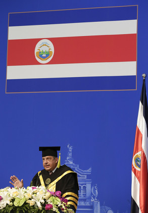 Costa Rican President Luis Guillermo Solis Editorial Stock Photo ...