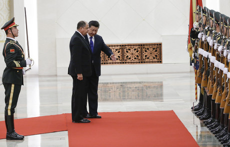 Chinese President Xi Jinping R Gestures Editorial Stock Photo - Stock ...