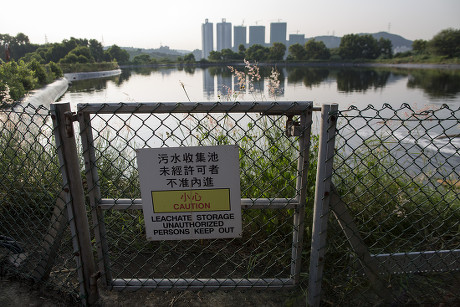 Leachate Lagoon Sits North East New Editorial Stock Photo - Stock Image ...