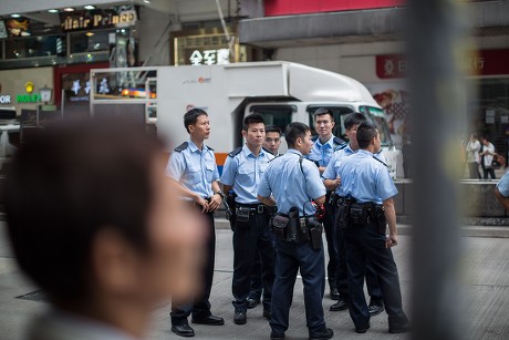 Police Stands By On Cleared Nathan Editorial Stock Photo - Stock Image ...