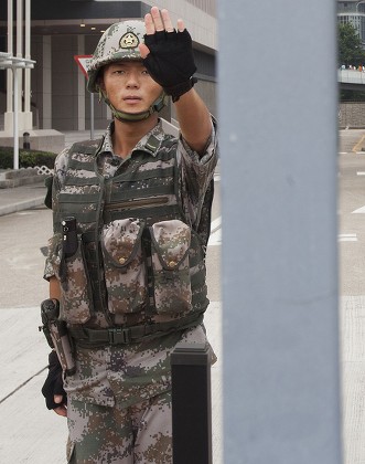 Chinese Peoples Liberation Army Pla Soldier Editorial Stock Photo ...