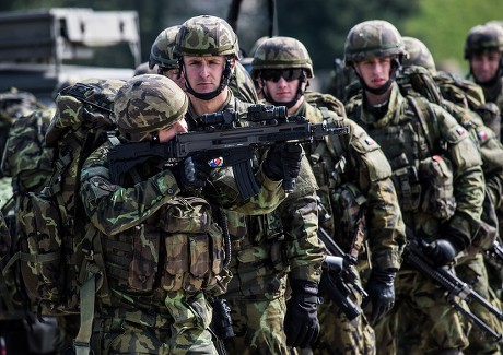 Czech Army Soldiers 43rd Airborne Battalion Editorial Stock Photo ...
