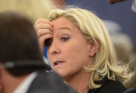 Marine Le Pen Leader French Front Editorial Stock Photo - Stock Image ...
