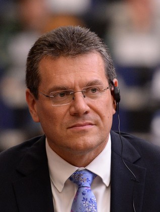 Maros Sefcovic Slovak Republic Newly Proposed Editorial Stock Photo ...