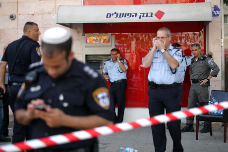 Israeli Police Officers Gather Scene Armed Editorial Stock Photo ...
