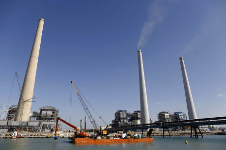 Israels Largest Power Station Orot Rabin Editorial Stock Photo - Stock ...