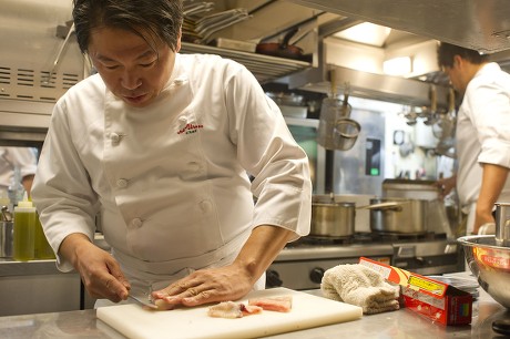 Japanese Master Chef Masayuki Okuda Speaks Editorial Stock Photo ...