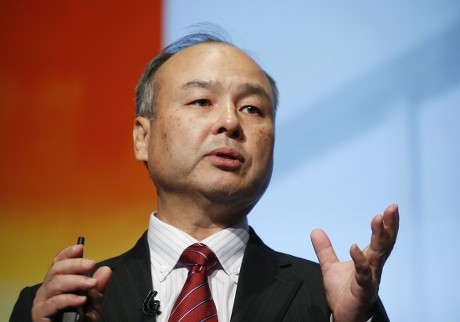 Japanese Businessman Masayoshi Son Founder President Editorial Stock ...