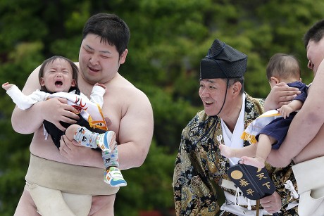Gyoji 3l Referee Checks How Loud Editorial Stock Photo - Stock Image ...