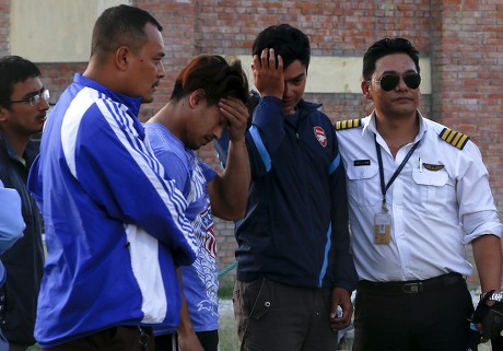 Relatives Helicopter Crash Victim Mourn Helipad Editorial Stock Photo ...