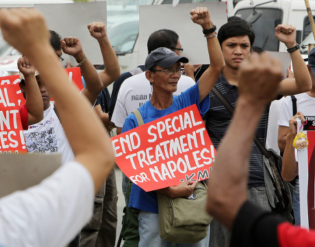 Filipino Protesters Stage Demonstration During Senate Editorial Stock ...