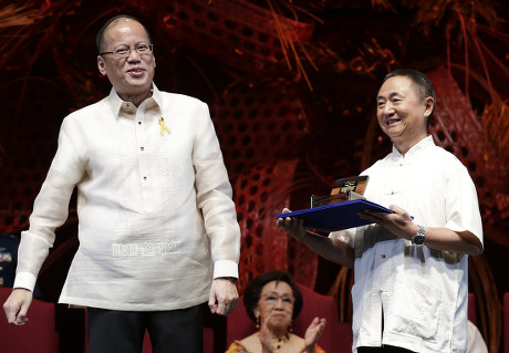 Filipino Educator Randy Halasan 2014 Ramon Editorial Stock Photo ...