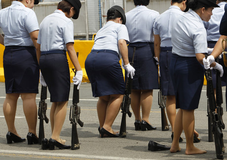 Philippine Coast Guard Pcg Female Officers Editorial Stock Photo ...