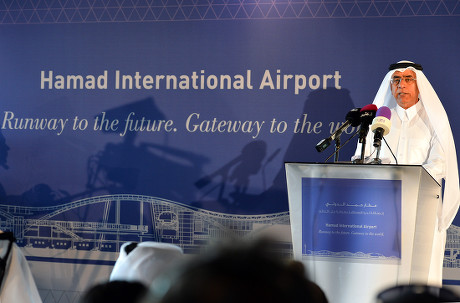 Chairman Qatar Civil Aviation Authority Abdul Editorial Stock Photo ...