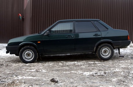 Lada Samara Car Seen On Road Editorial Stock Photo - Stock Image ...
