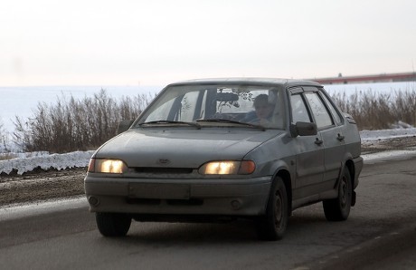 Russian Car Lada Samara Seen On Editorial Stock Photo - Stock Image ...