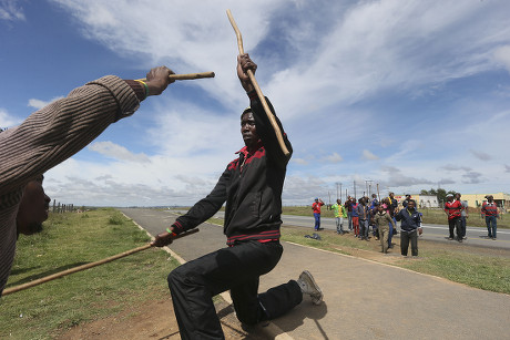 South Africans Engage Part Mgidi Initiation Editorial Stock Photo ...