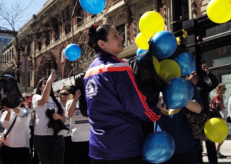 Balloons Released Near One Two Sites Editorial Stock Photo - Stock ...