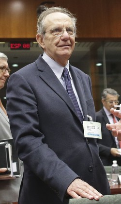 Italian Finance Minister Pier Carlo Padoan Editorial Stock Photo ...
