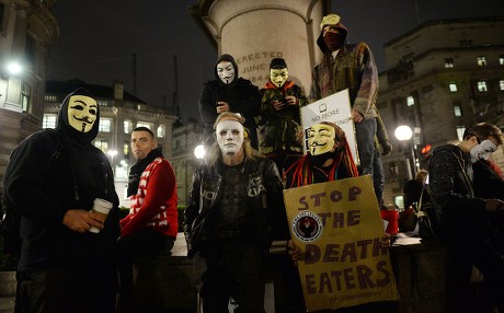 Supporters Anonymous Hold Demonstration Accusing Bbc Editorial Stock ...