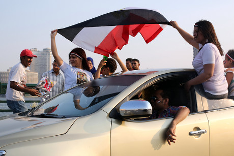 Egyptians Celebrate Inauguration President Abdel Fattah Editorial Stock ...