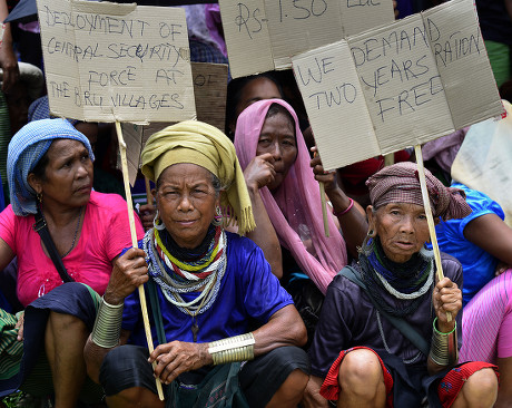 Bru Tribal Women Locally Called Reang Editorial Stock Photo - Stock ...