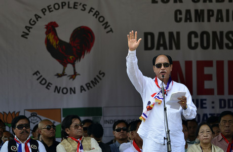 Nagaland Chief Minister Neiphiu Rio R Editorial Stock Photo - Stock ...