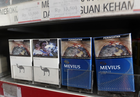 Packs Cigarettes New Health Warning Pictures Editorial Stock Photo ...