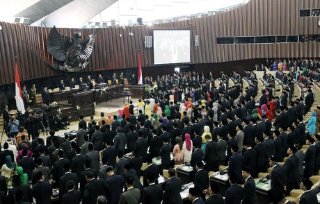 General View Indonesias Parliament Building During Editorial Stock ...
