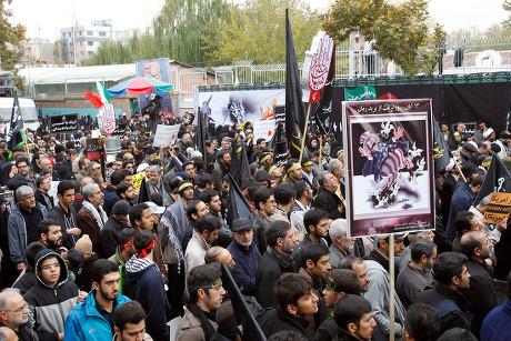 Iranian Demonstrators Participate Demonstration Marking 35th Editorial ...