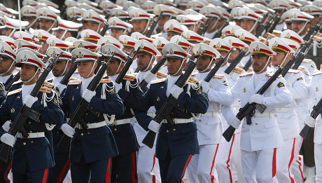 Iranian Armed Forces Soldiers Ceremonial Uniforms Editorial Stock Photo ...