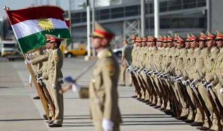 Honour Guards Stand Attention During Welcoming Editorial Stock Photo ...
