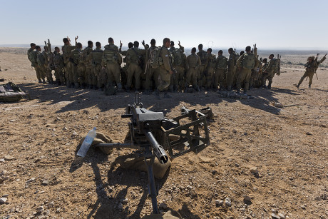 Israeli Soldiers Givati Infantry Brigade Gather Editorial Stock Photo ...