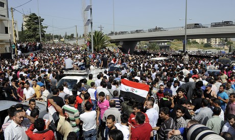 Syrian Citizens Living Lebanon Carry National Editorial Stock Photo ...