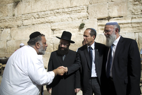 Orthodox Jewish Man Greets Reelected Jerusalem Editorial Stock Photo ...