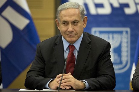 Israeli Prime Minister Benjamin Netanyahu Attends Editorial Stock Photo ...