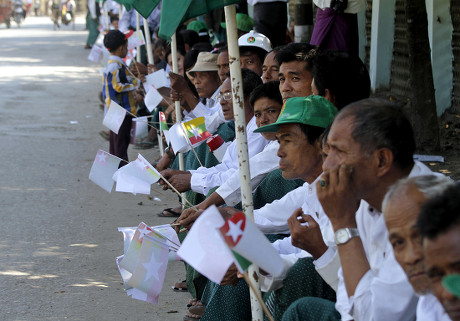 Members Myanmars Ruling Union Solidarity Development Editorial Stock ...
