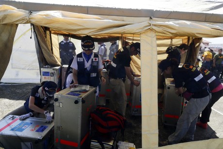 Japanese Rescue Team Prepare Their Gear Editorial Stock Photo - Stock ...