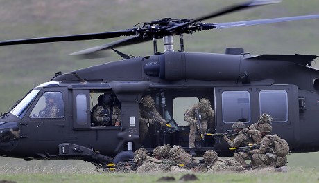 British Soldiers Take Cover While Being Editorial Stock Photo - Stock ...