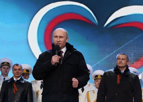 Russian President Vladimir Putin C Speaks Editorial Stock Photo - Stock ...