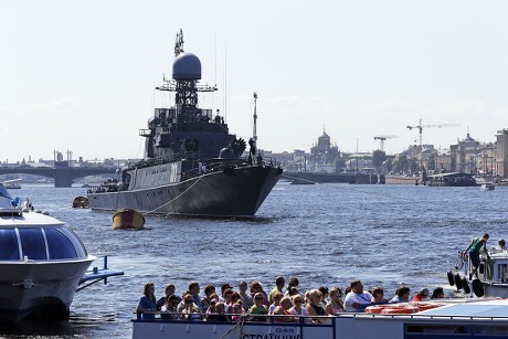 Russian Parchim Class Corvette Kazanets Baltic Editorial Stock Photo ...