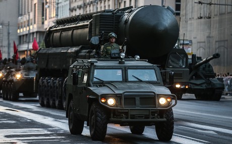 Russian Heavy Weapons Seen Pm Tverskaya Editorial Stock Photo - Stock Image | Shutterstock
