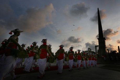 Traditional Upcountry Kandyan Drummers Arrive Herald Editorial Stock ...