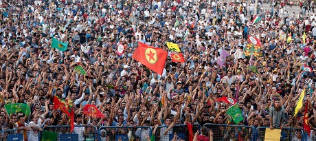 Supporters Peoples Democracy Party Hdp Holding Editorial Stock Photo ...