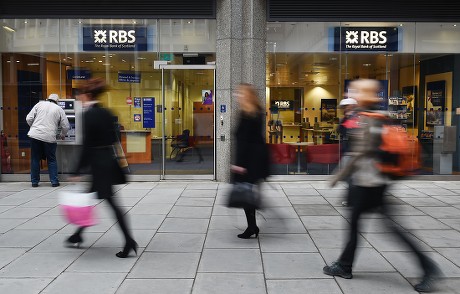 Pedestrian Pass Rbs Royal Bank Scotland Editorial Stock Photo - Stock ...